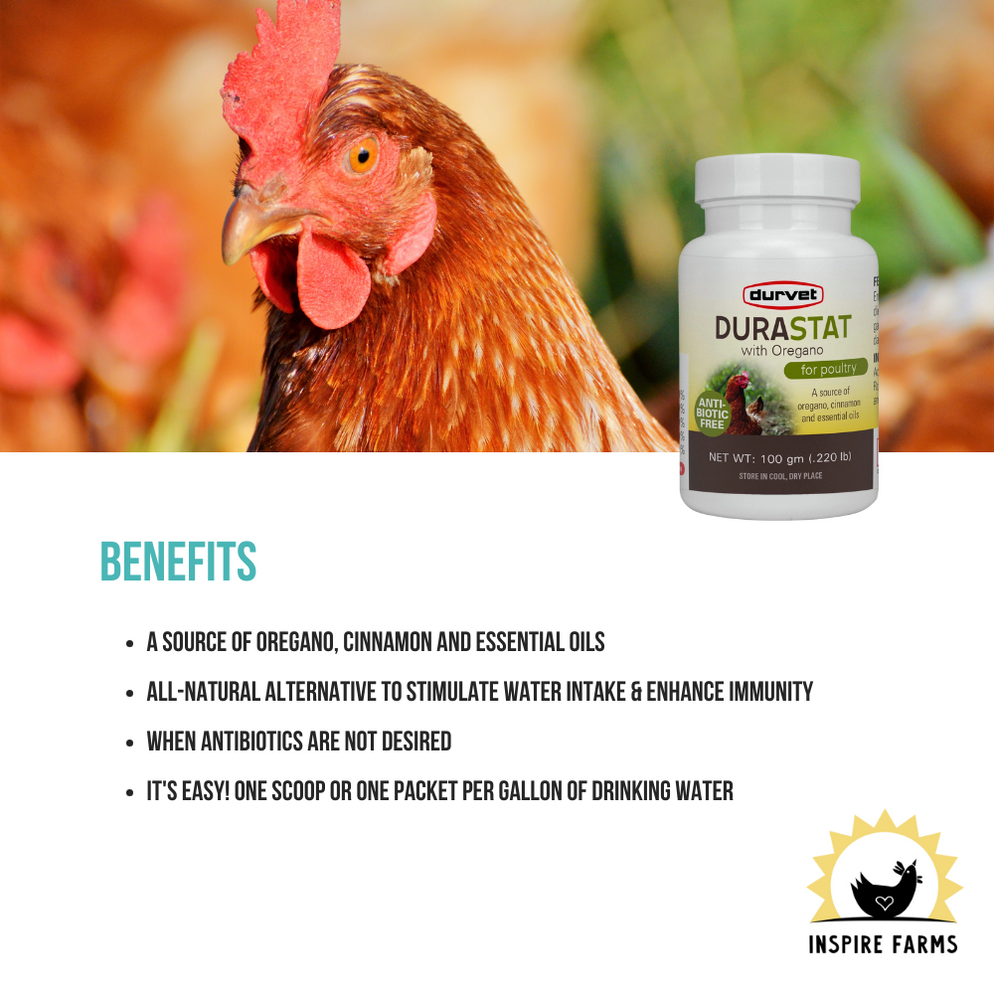 DuraStat with Oregano for Poultry 100g — Inspire Farms