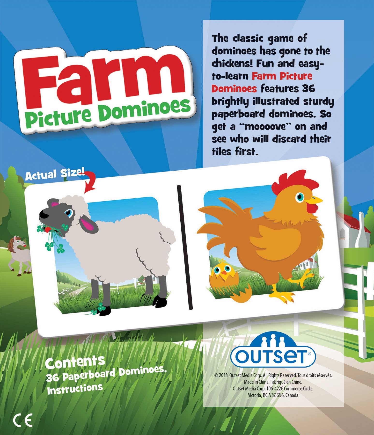 Picture Dominoes Farm Game – Inspire Farms