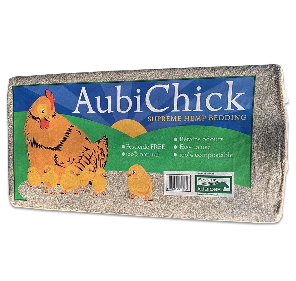 Aubiose Organic Hemp Bedding — 22 lb (AubiChick or Aubiose) — Inspire Farms